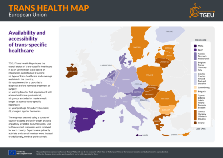 Trans Health Map 2022: The State of Trans Healthcare in the EU - TGEU ...