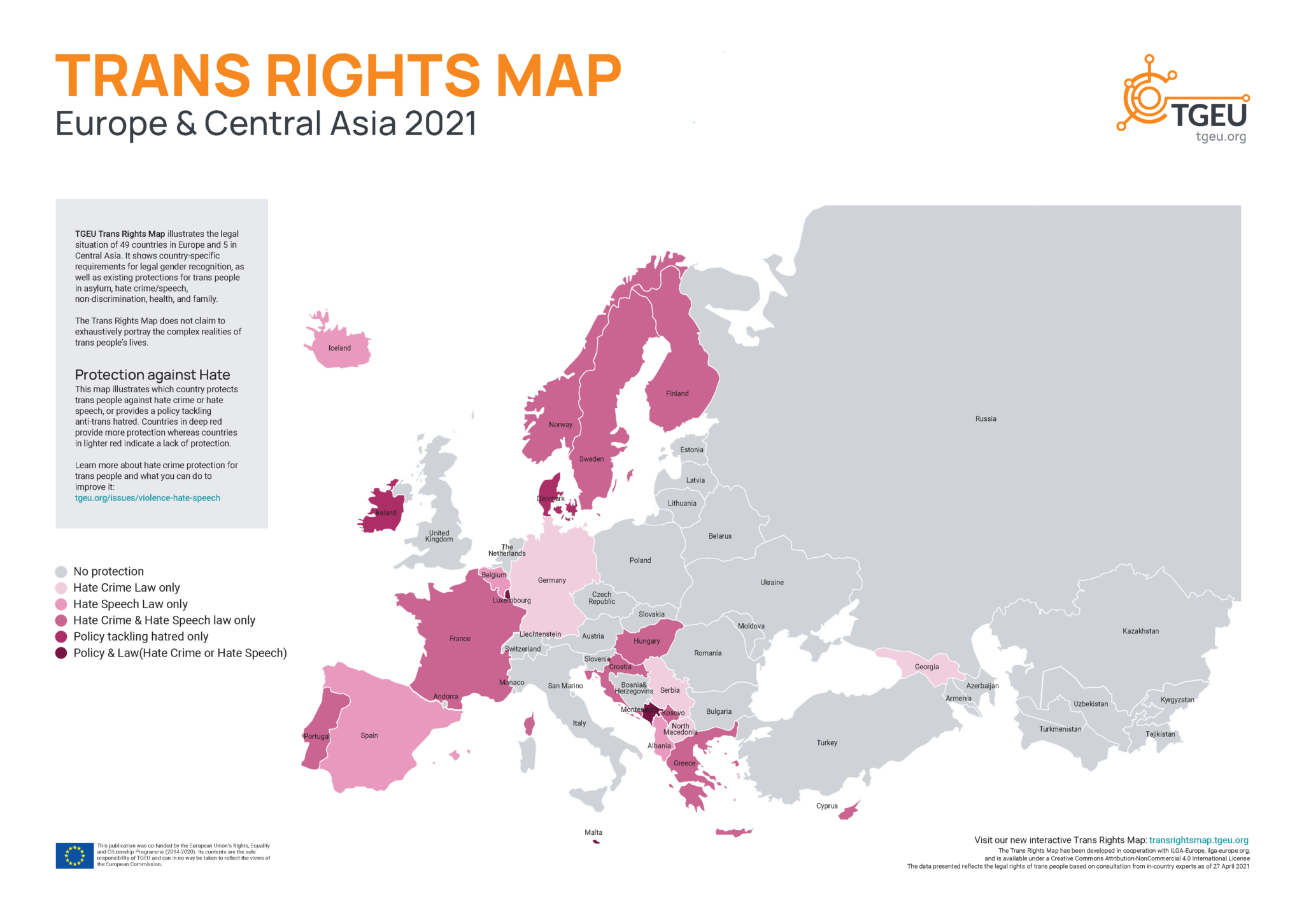 Trans Rights Map 2021 Documents Alarming Loss in Trans Rights - TGEU ...