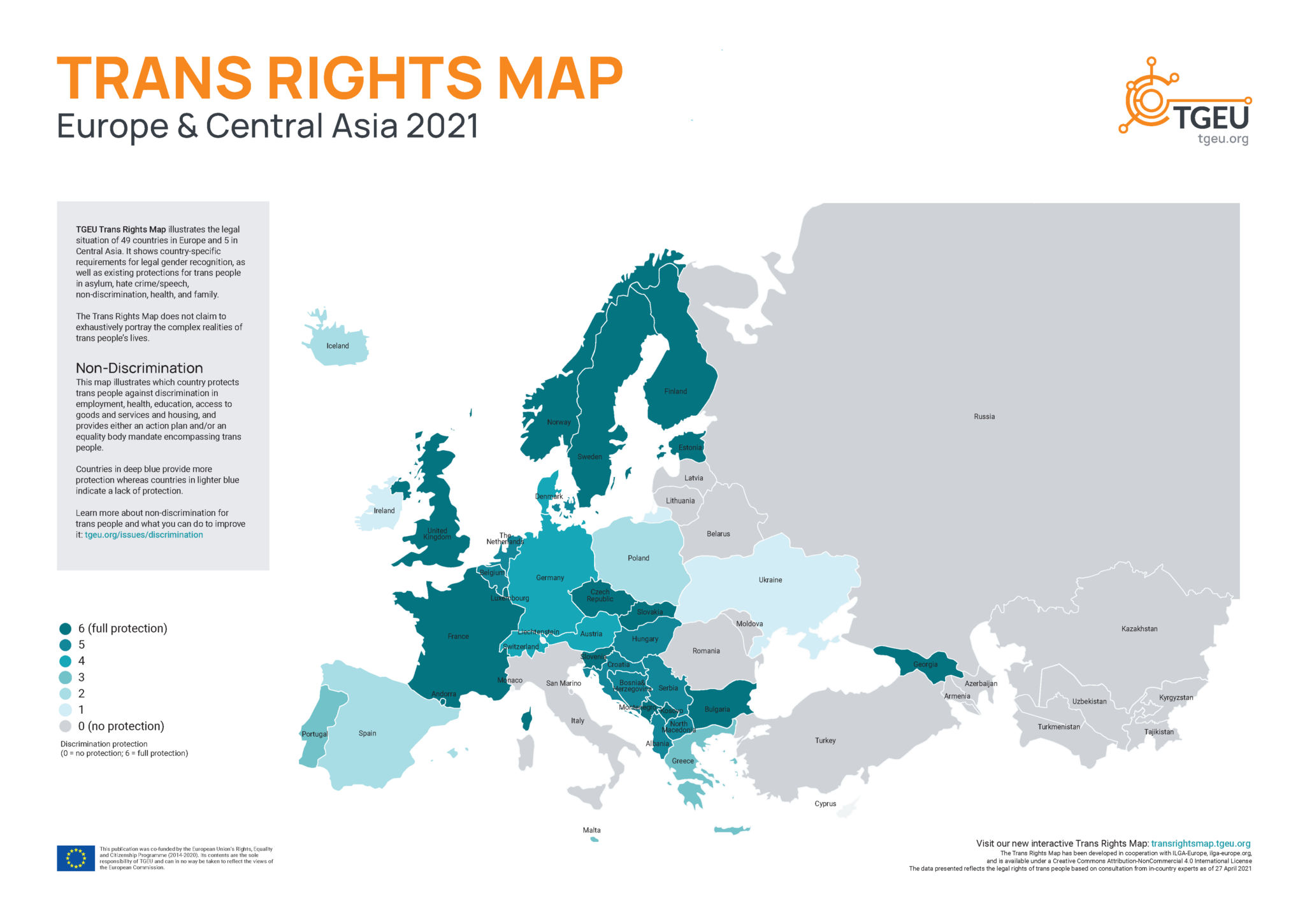 Trans Rights Map 2021 Documents Alarming Loss in Trans Rights - TGEU ...