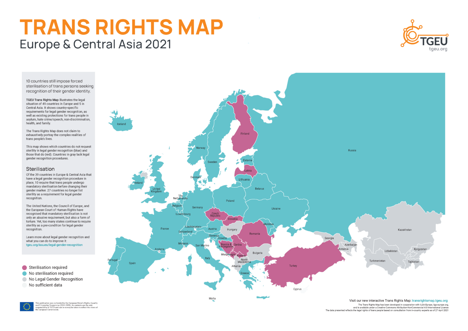Trans Rights Map 2021 Documents Alarming Loss in Trans Rights - TGEU ...