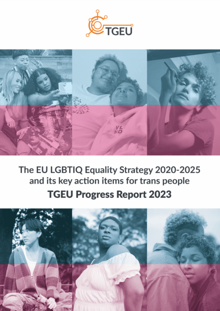 TGEU releases 2023 Progress Report on the EU LGBTIQ Equality Strategy ...