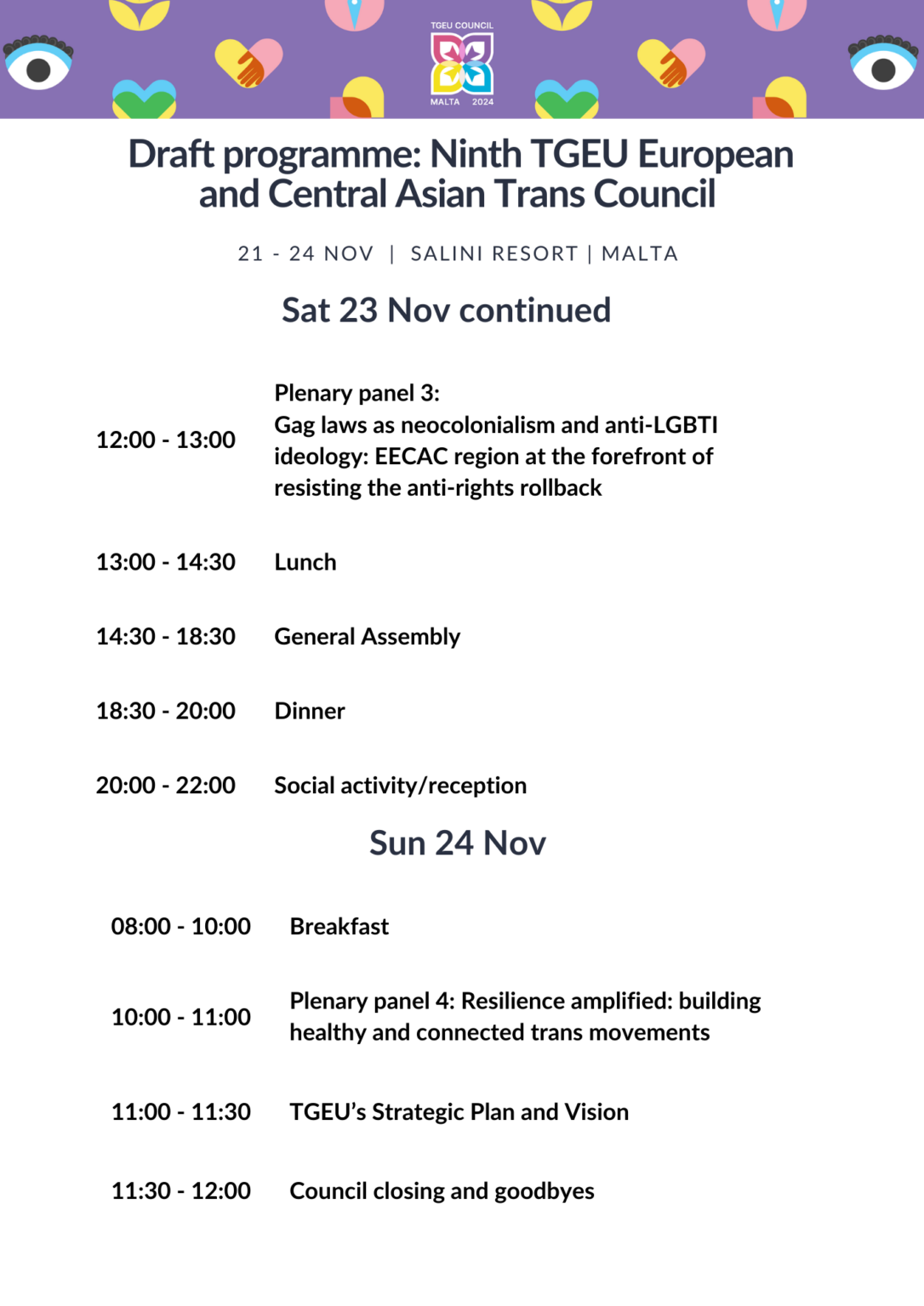 TGEU European and Central Asian Trans Council 2024 - TGEU - Trans ...